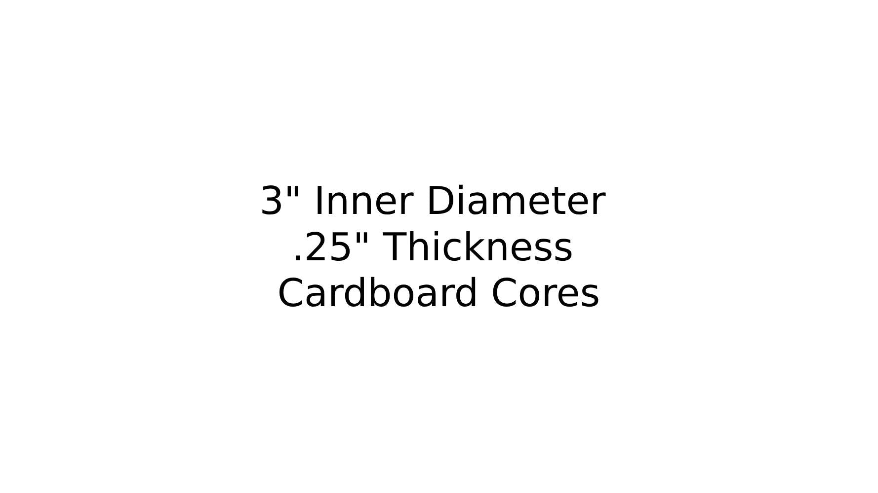 3" Cardboard Cores – .125" & .25" Thick | Bulk & Custom – CardBoardCore.com